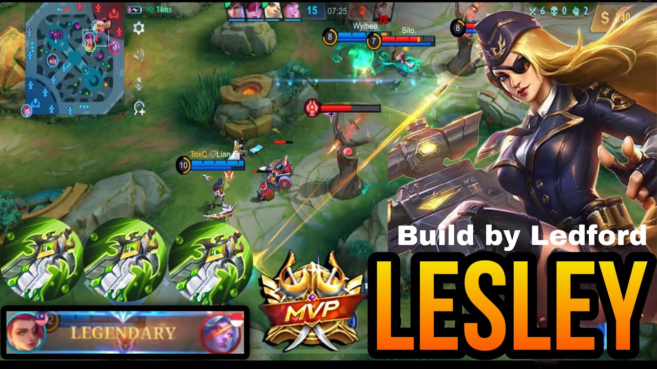 Lesley New 2023 Build and Emblem is Here!!! - Build Top 1 Global Lesley ...