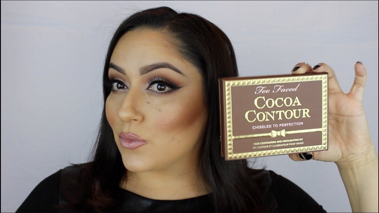 TOO FACED Cocoa Contour : HOW-TO, REVIEW, SWATCHES - YouTube