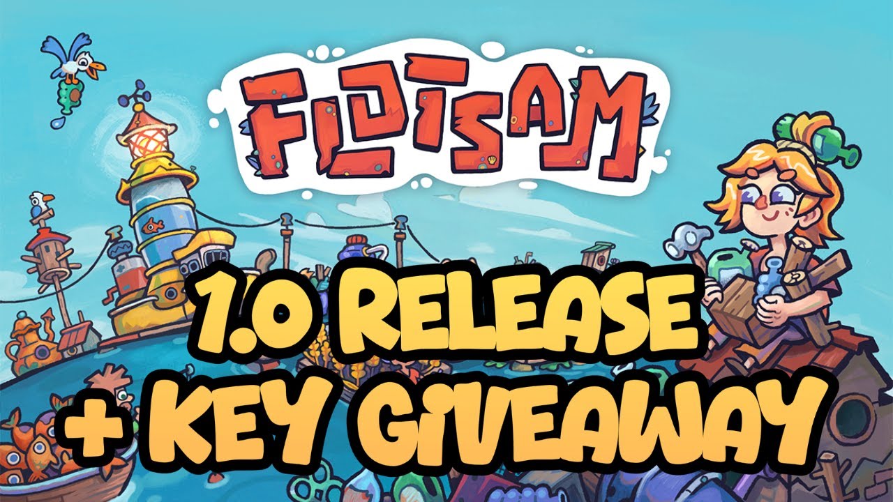 Flotsam 1.0 Launch LIVE | Ocean Survival City Builder + Game Key ...