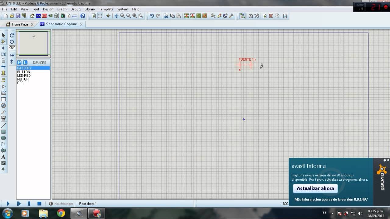 Programa Para Hacer Circuitos | Como Usar Proteus Basico | :D - YouTube