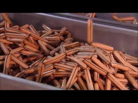 How It's Made: Hot Dogs - YouTube
