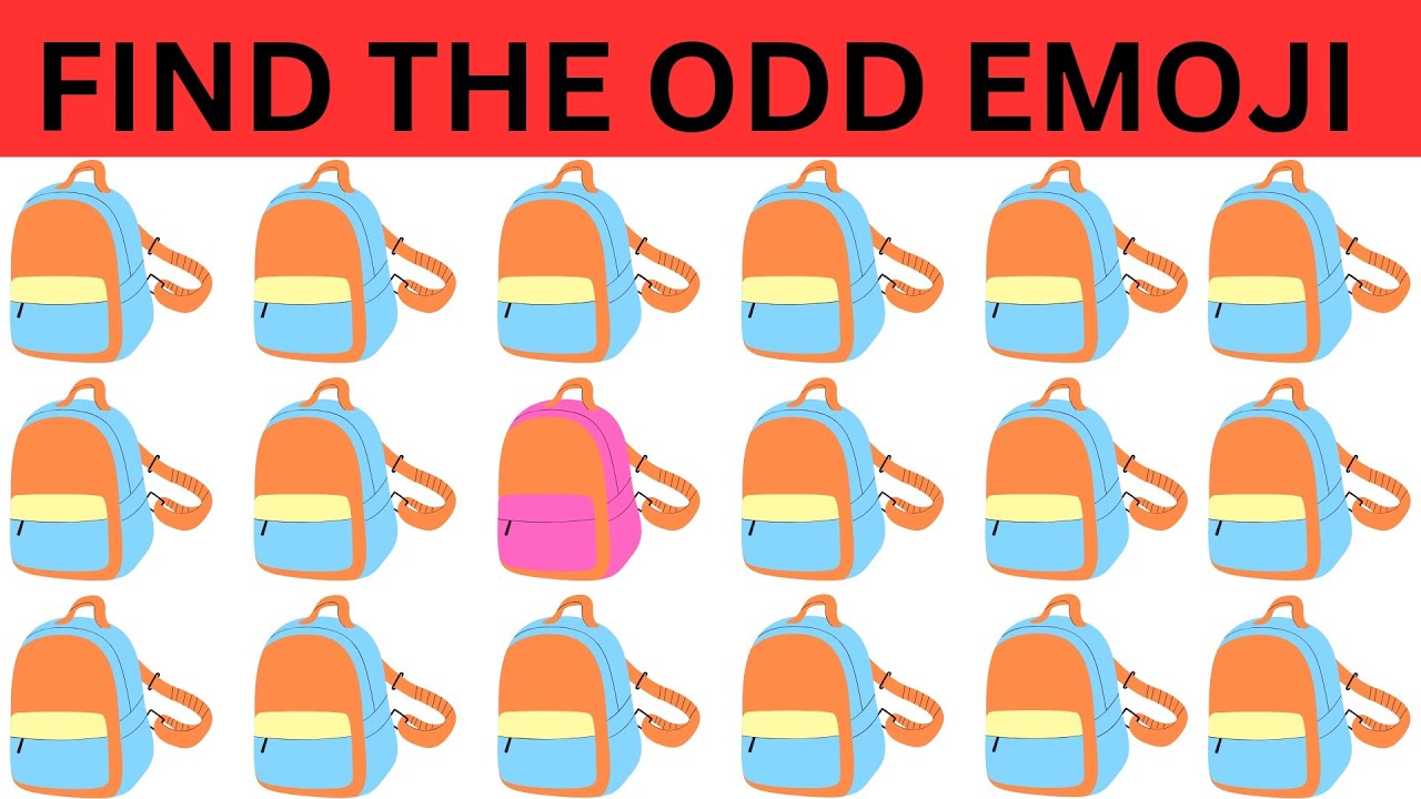 🔥Odd Emoji Hunt: Can You Find the Different Emoji? #findthedifference # ...
