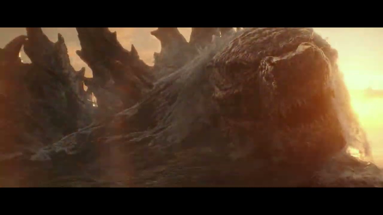 Legendary Godzilla swimming - YouTube