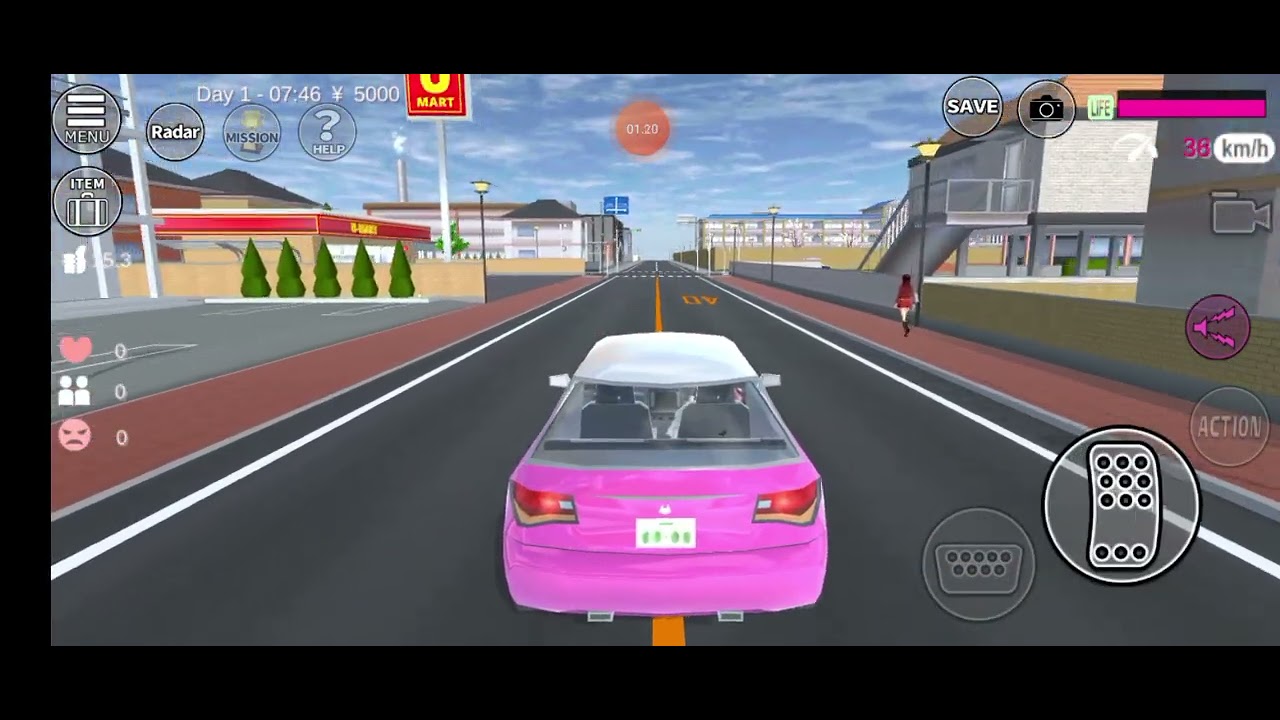 Tata Sedang Bermain Game Sakura School ️🥰 - YouTube