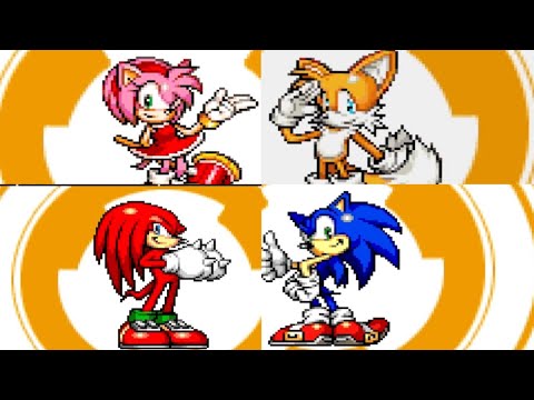 Sonic Advance 1 ~ Character Select Screen - YouTube
