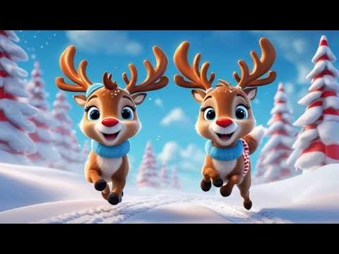 Reindeer Rally Christmas Race | Christmas Nursery Rhyme for Kids | Baby ...