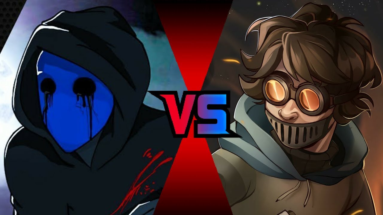 Eyeless Jack VS Ticci-Toby | Drawing Cartoons 2 - YouTube