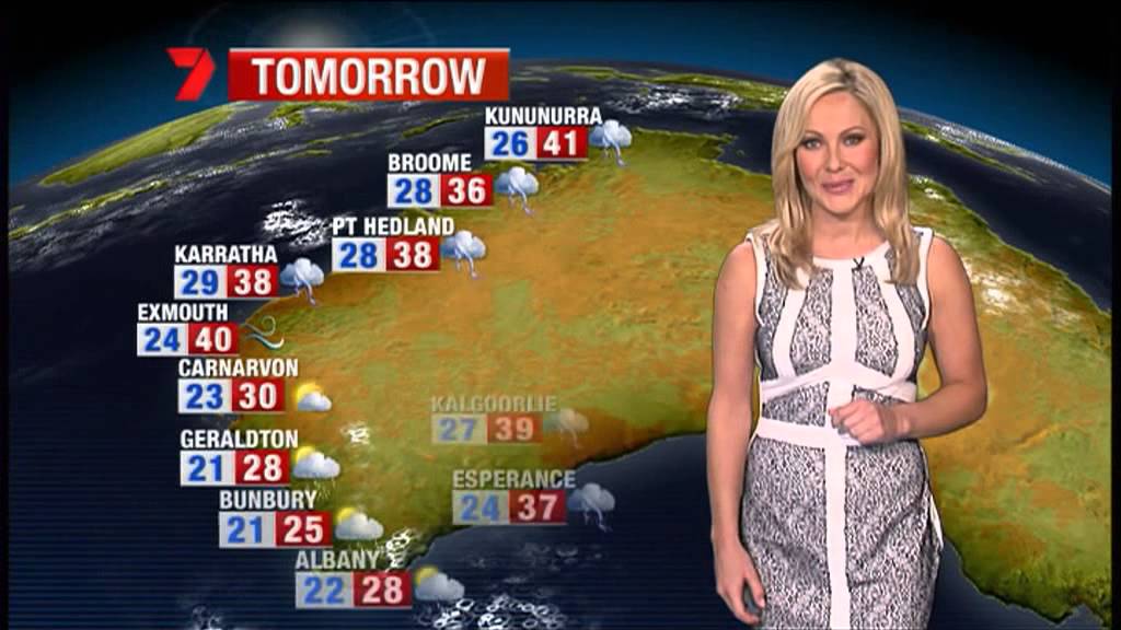 Angela Tsun's Weather | 7News Perth | 15/01/2013 - YouTube