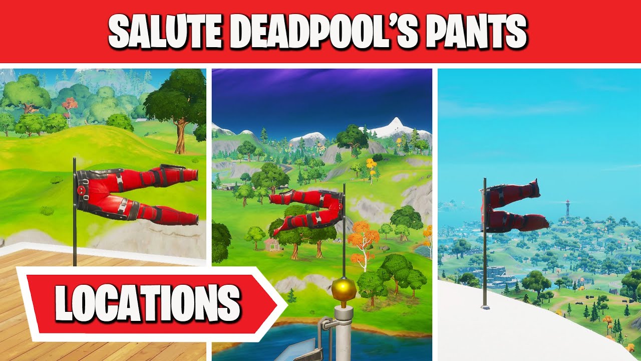 Salute Deadpools pants - ALL LOCATIONS - YouTube