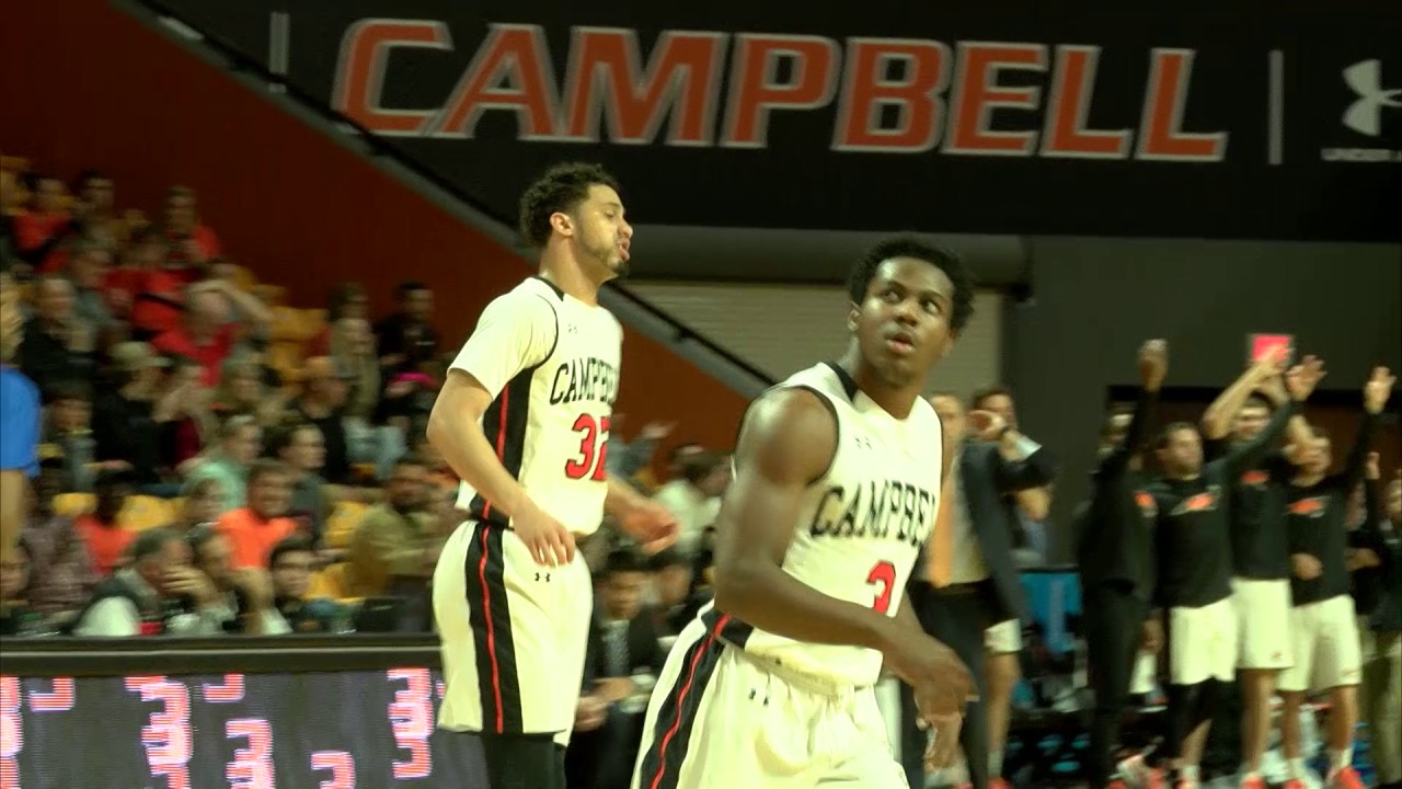 Campbell Men's Basketball vs. HBU - CIT First Round - YouTube