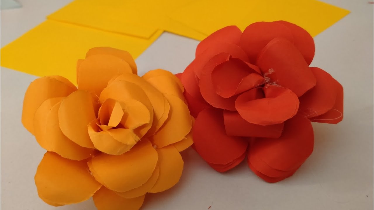 How To Make Flower With Paper Diy Paper Flower By Asma s Creation How To Make Flower With Paper Diy Paper Flower By Asma s Creation