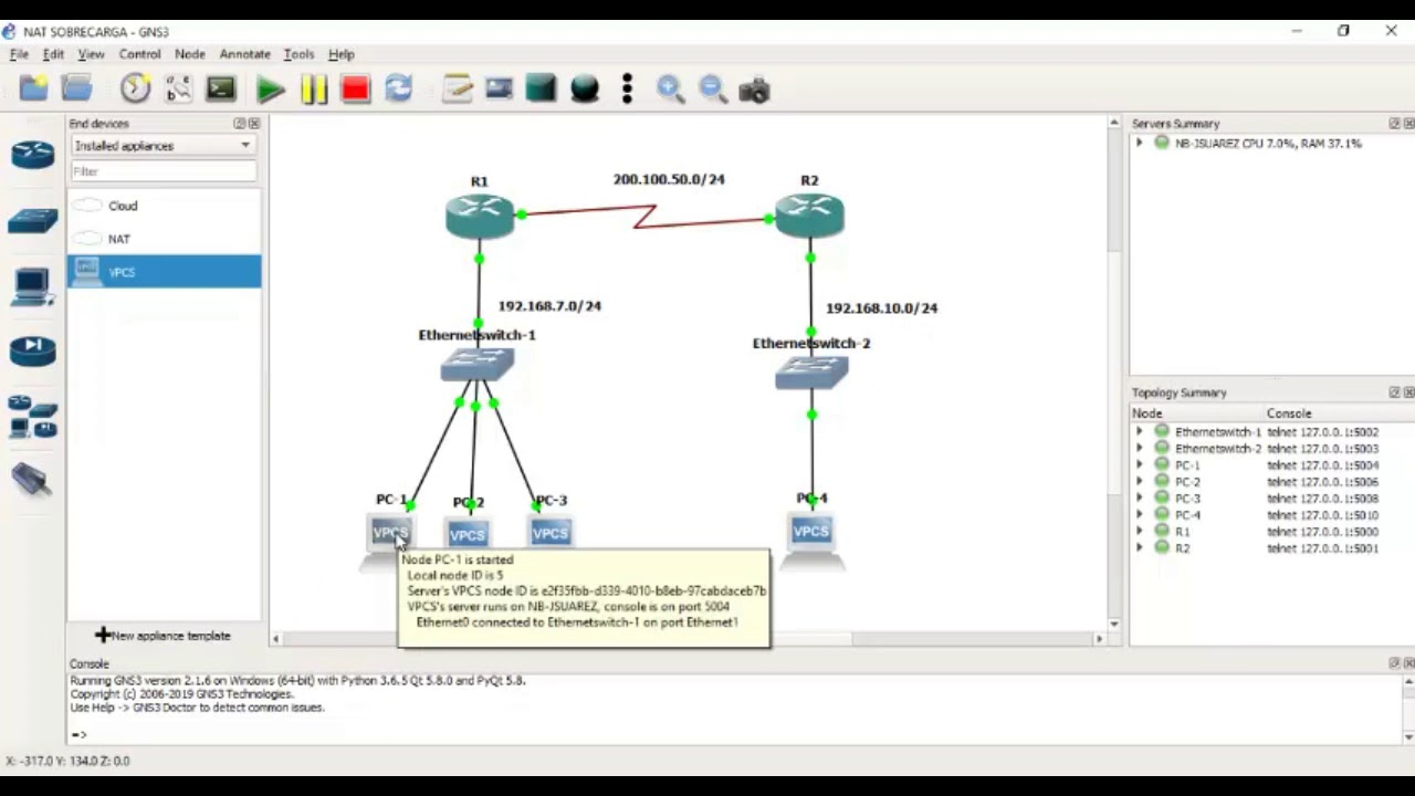 comparacion entre nat router cisco y nat router mikrotik - YouTube
