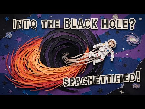 Falling Into a Black Hole: Spaghettification Simulation - YouTube