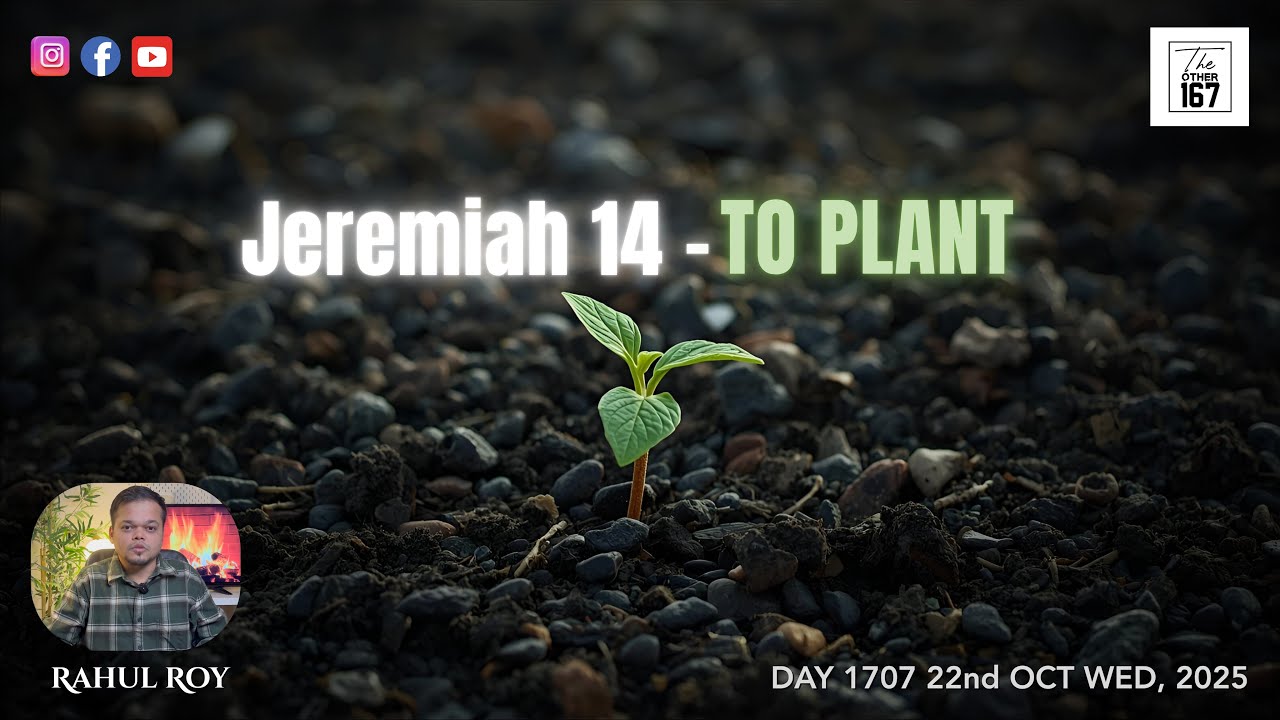 Jeremiah 14 - To Plant | Rahul Roy | The Other 167 - YouTube