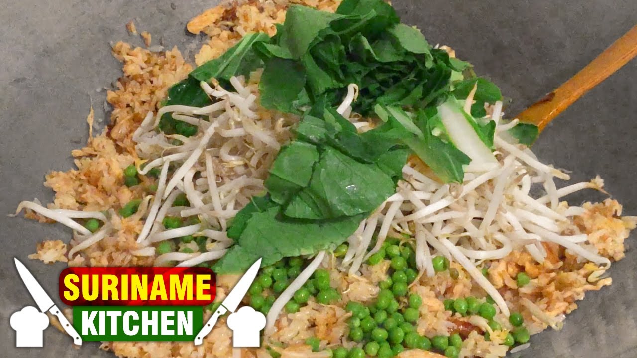 Suriname Nasi Bakken Recept | Suriname Fried Rice Frying Recipe ...