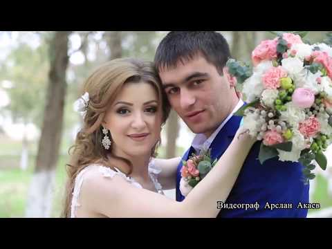 Кумыкская веселая свадьба. Красивая пара.