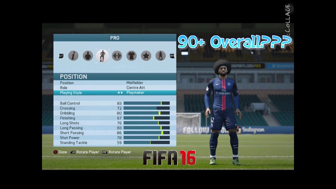 FIFA 16 - How to get Your My Pro Clubs Player to the Highest Overall ...