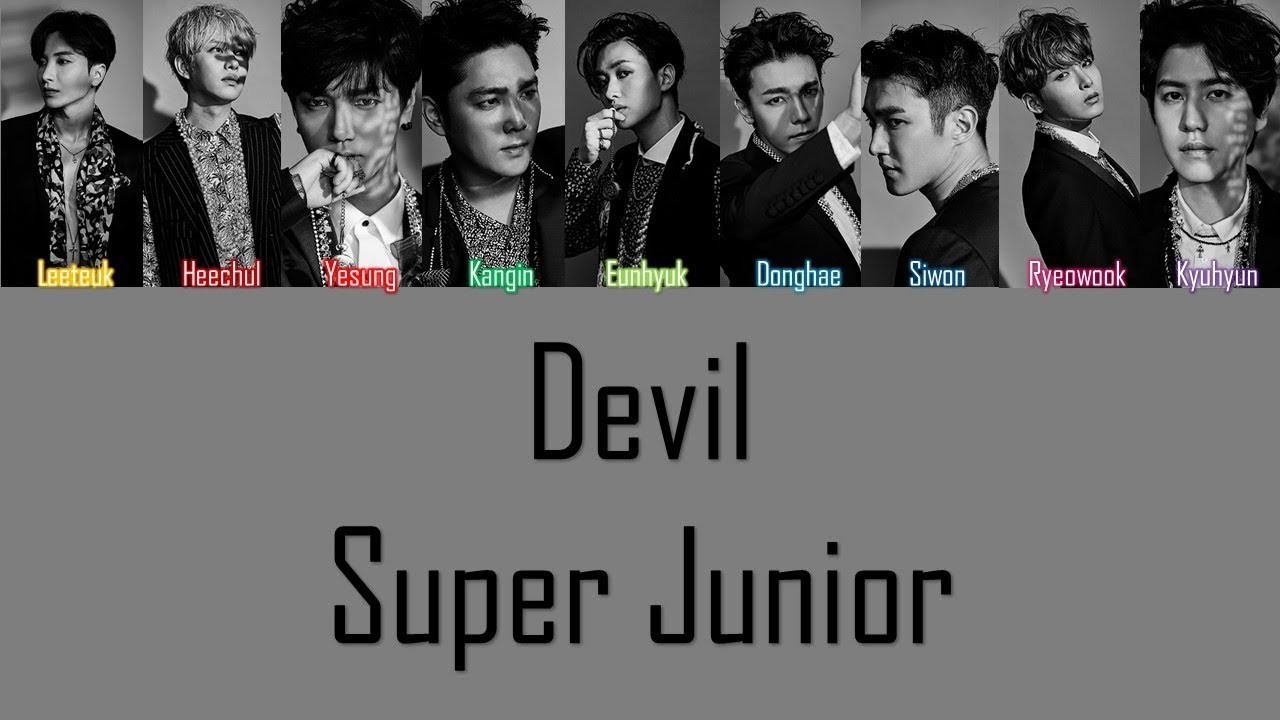 Super Junior Devil Lyrics - YouTube