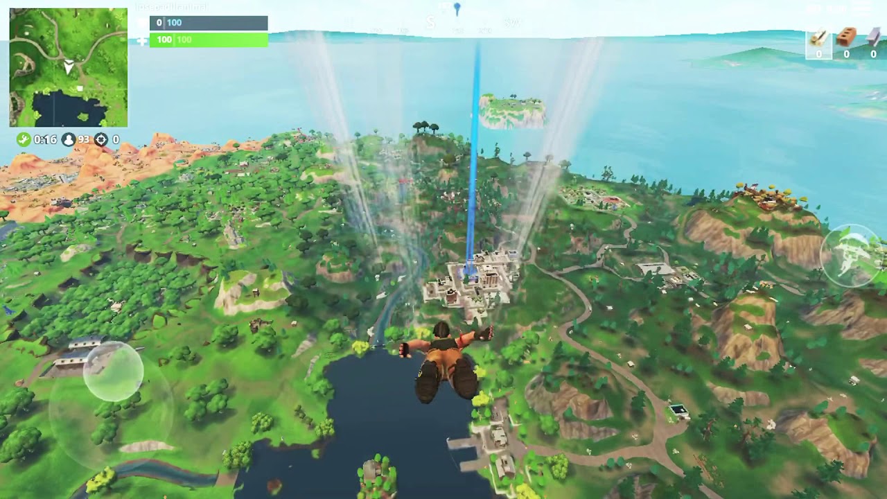 first game fortnight - YouTube