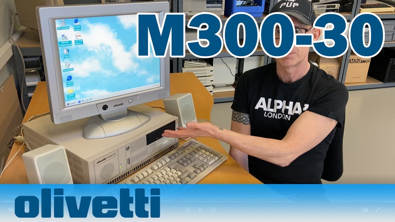 Olivetti M300-30 80486 - Episode 2 - Windows 95 OSR 2.5 - YouTube