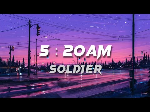 soldier-5：20AM（凌晨五點二十）"我在5:20睡覺13:14準時起，主打個浪漫沉溺在愛河不上岸，愛你在本職裡，碎花洋裙站在我的面前，那時候帥的就像閃電"#抖音歌曲#動態歌詞#抖音 ...