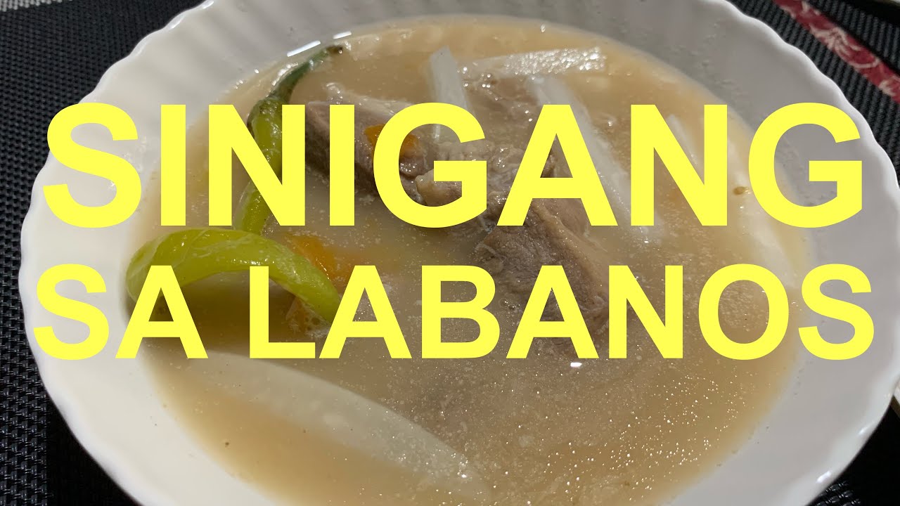 SUPER SARAP SINIGANG SA LABANOS (HD) | V0163 - YouTube