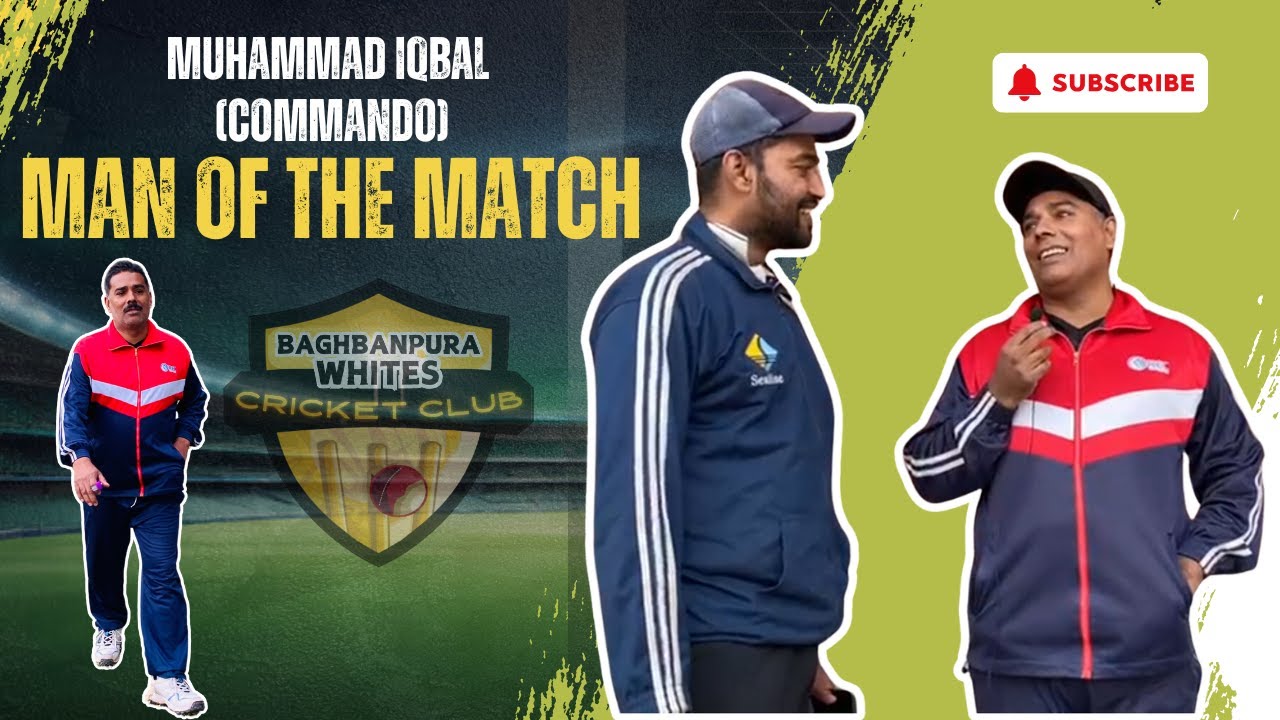 What Makes Muhammad Iqbal a LEGEND in Pakistan | Man of the Match ...