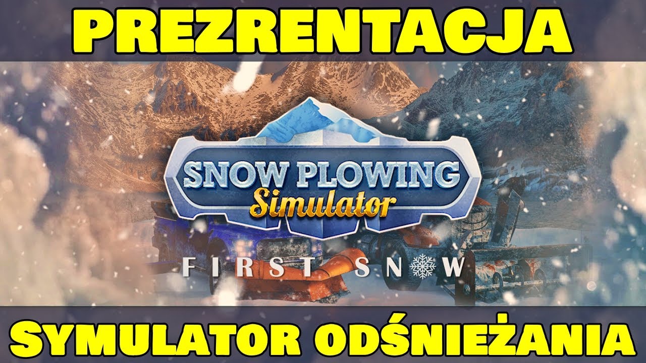 Sweter à la Kononowicz. - Snow Plowing Simulator - First Snow PL - YouTube