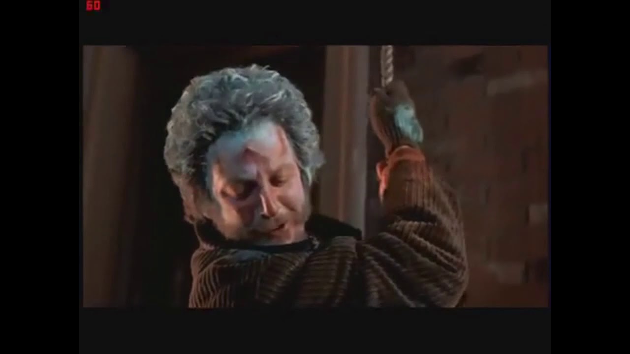 Home Alone 2 - Marv and Harry fall off the rope (in reverse) - YouTube