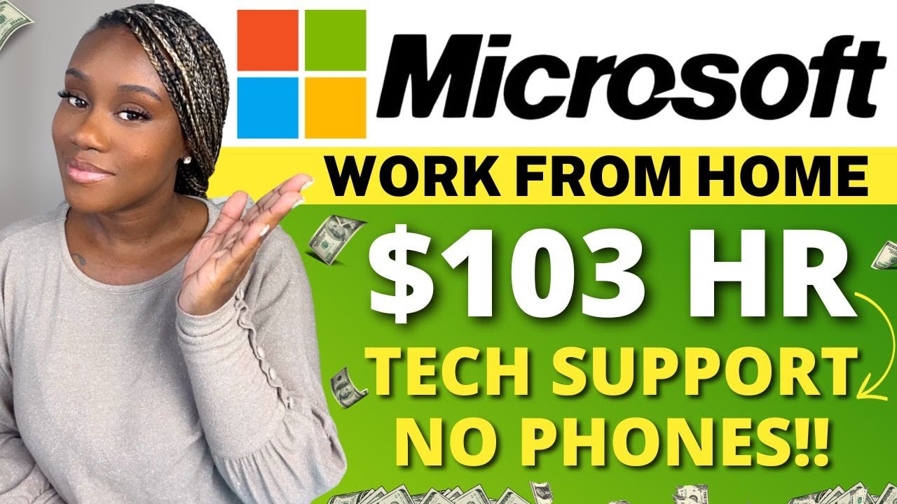MICROSOFT WORK FROM HOME | REMOTE WORK FROM HOME JOBS | ONLINE JOBS ...