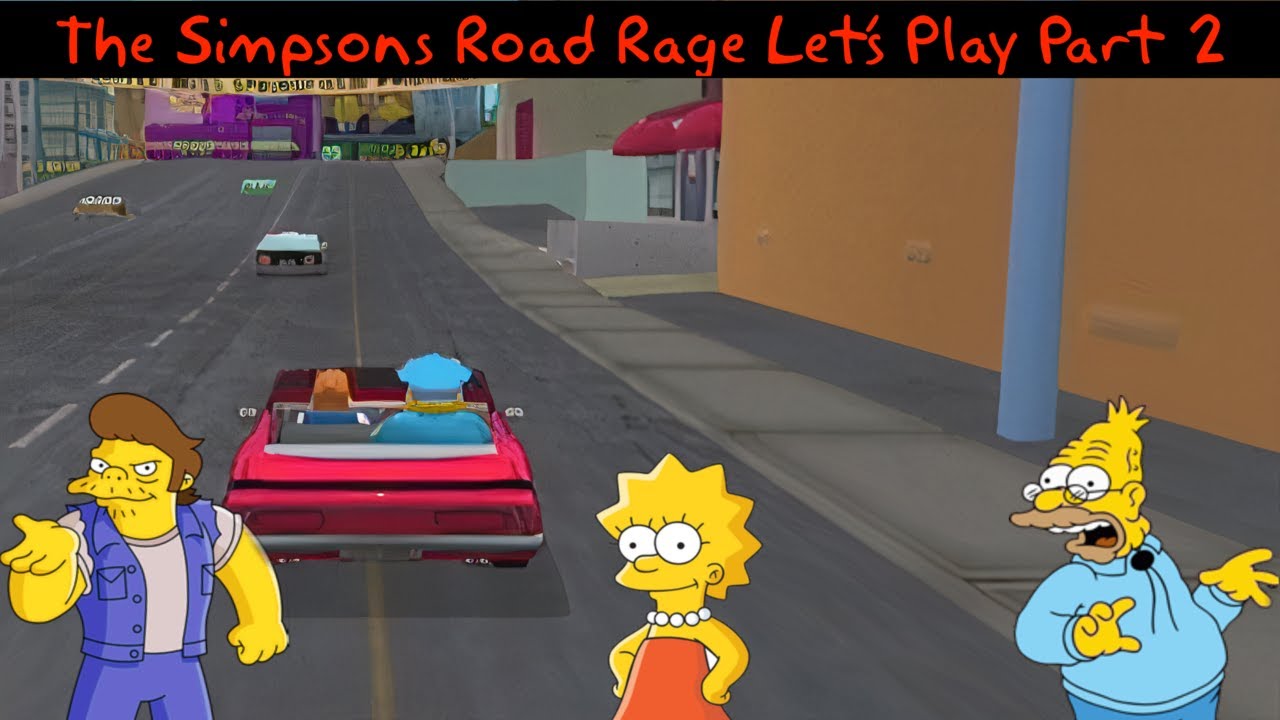 Snake, Grandpa, and Lisa Helps the Lorax! | The Simpsons: Road Rage Let ...