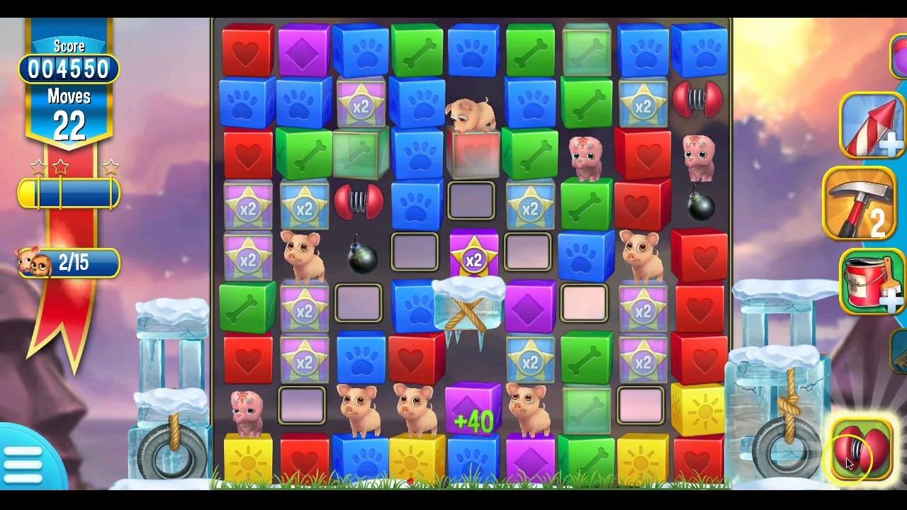 Pet Rescue Saga, Mystery Mountain 28th April Level 5 - YouTube