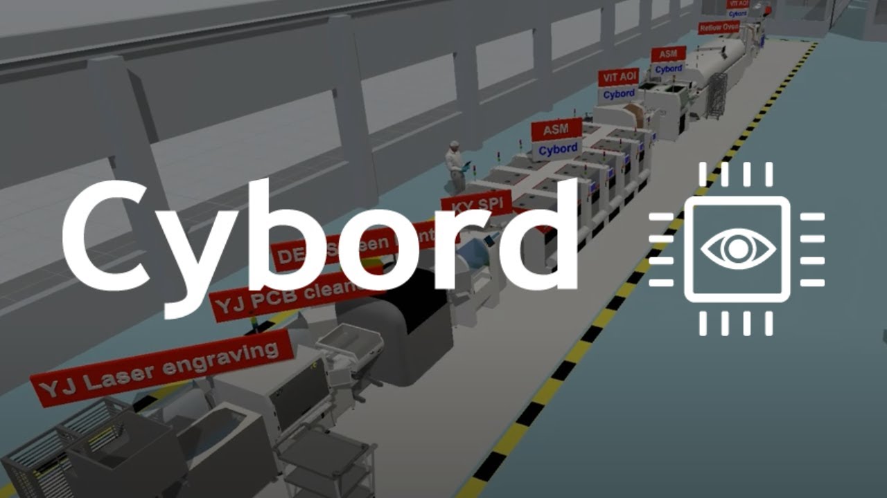 Cybord Inline Visual AI Platform in the SMT Line 02.2023 - YouTube