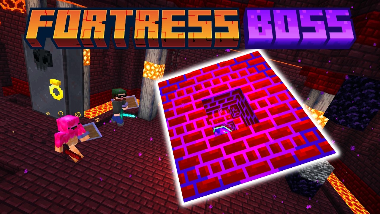 I gave the Nether Fortress a Custom Boss - YouTube
