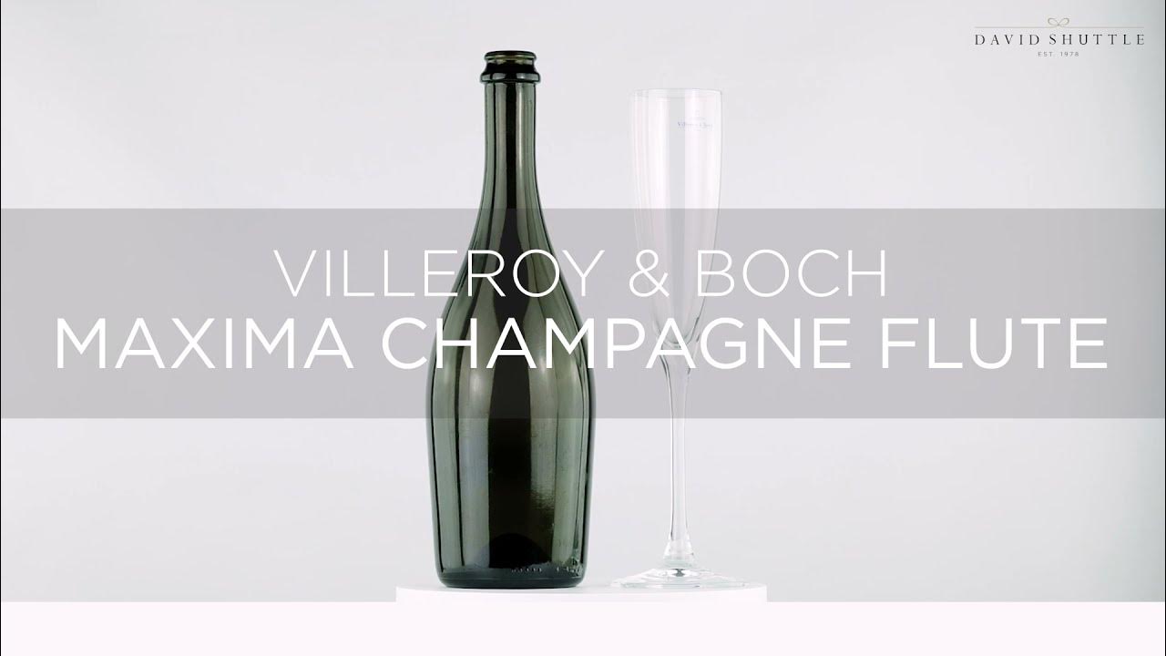 Villeroy & Boch Maxima Champagne Flute, Set of 4 - YouTube