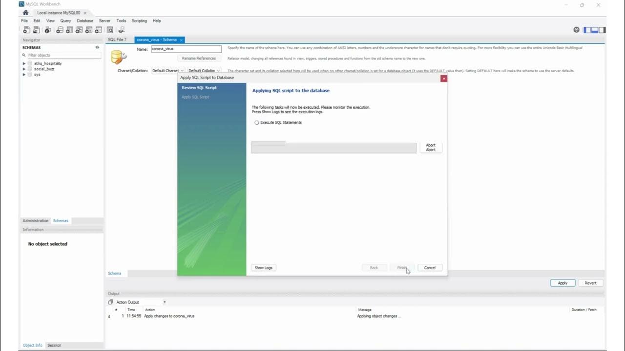 Steps to create a database in MySQL | MySQL Workbench | Data Analytics ...