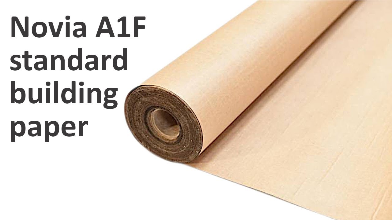 Novia A1F Standard Building Paper - YouTube