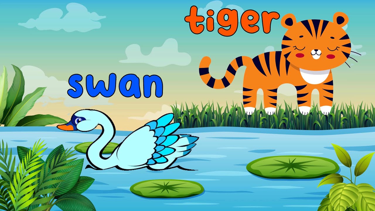 Easy Animal Words Q to Z Part 3 | Learn to Read and Spell for Kids ...