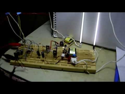 vumetro stereo con tubos de neon (catodos). Vu meter ccfl - YouTube