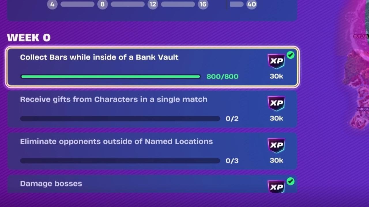 Collect Bars while inside of a Bank Vault Fortnite - YouTube