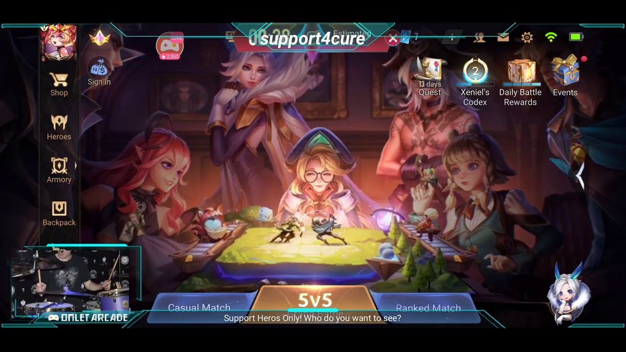 Arena of Valor: Support heros: NA Server / Diamond - YouTube