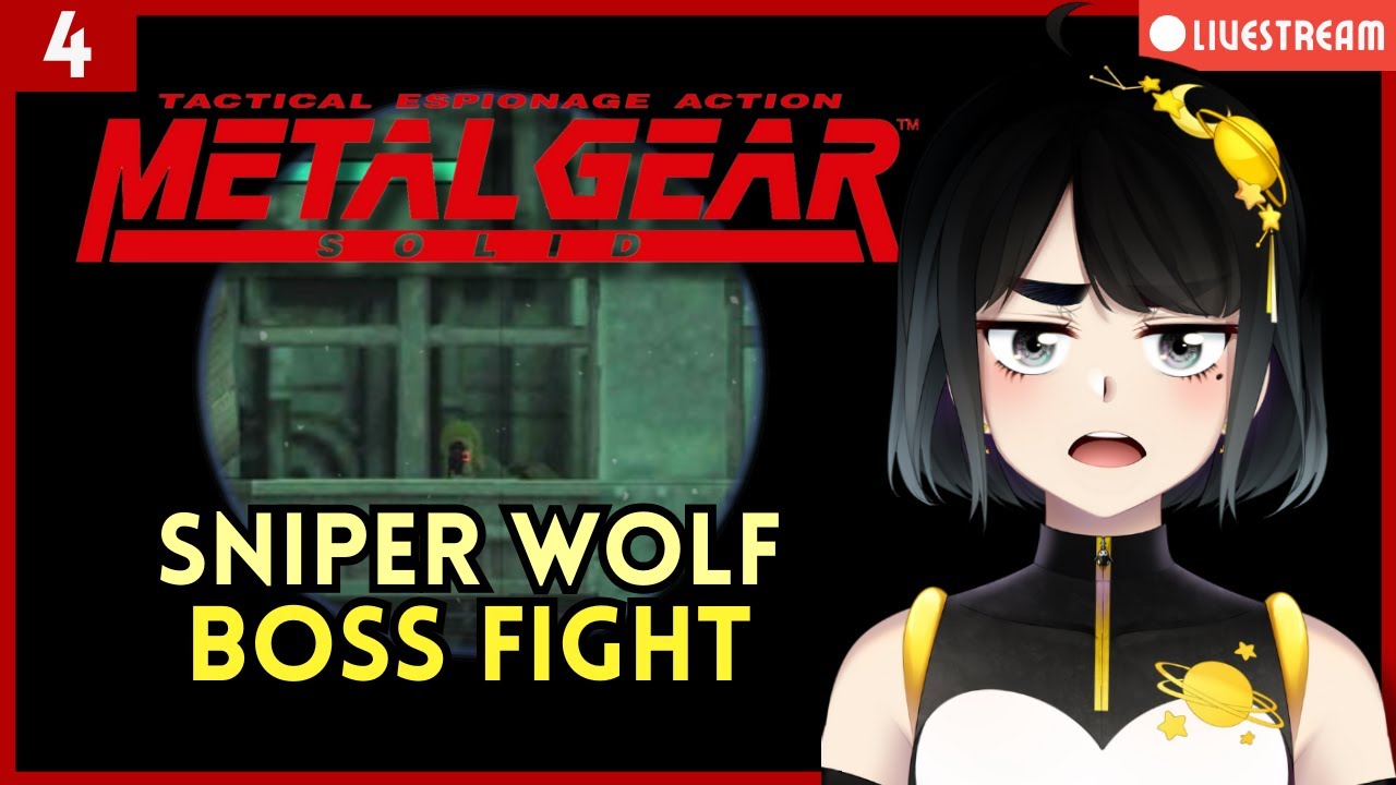 [METAL GEAR SOLID] #4 | First Time Sniper Wolf Boss Fight - YouTube