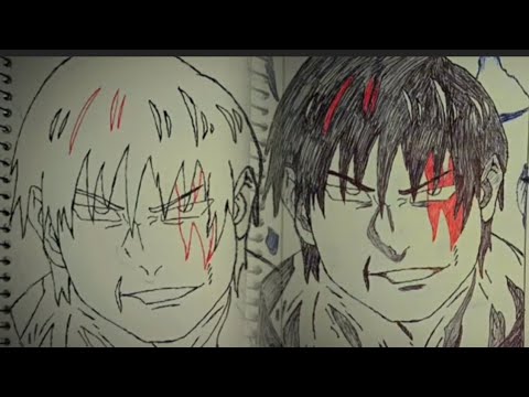 How to draw Toji Fushiguro | tutorial | sketching | drawingskills | # ...