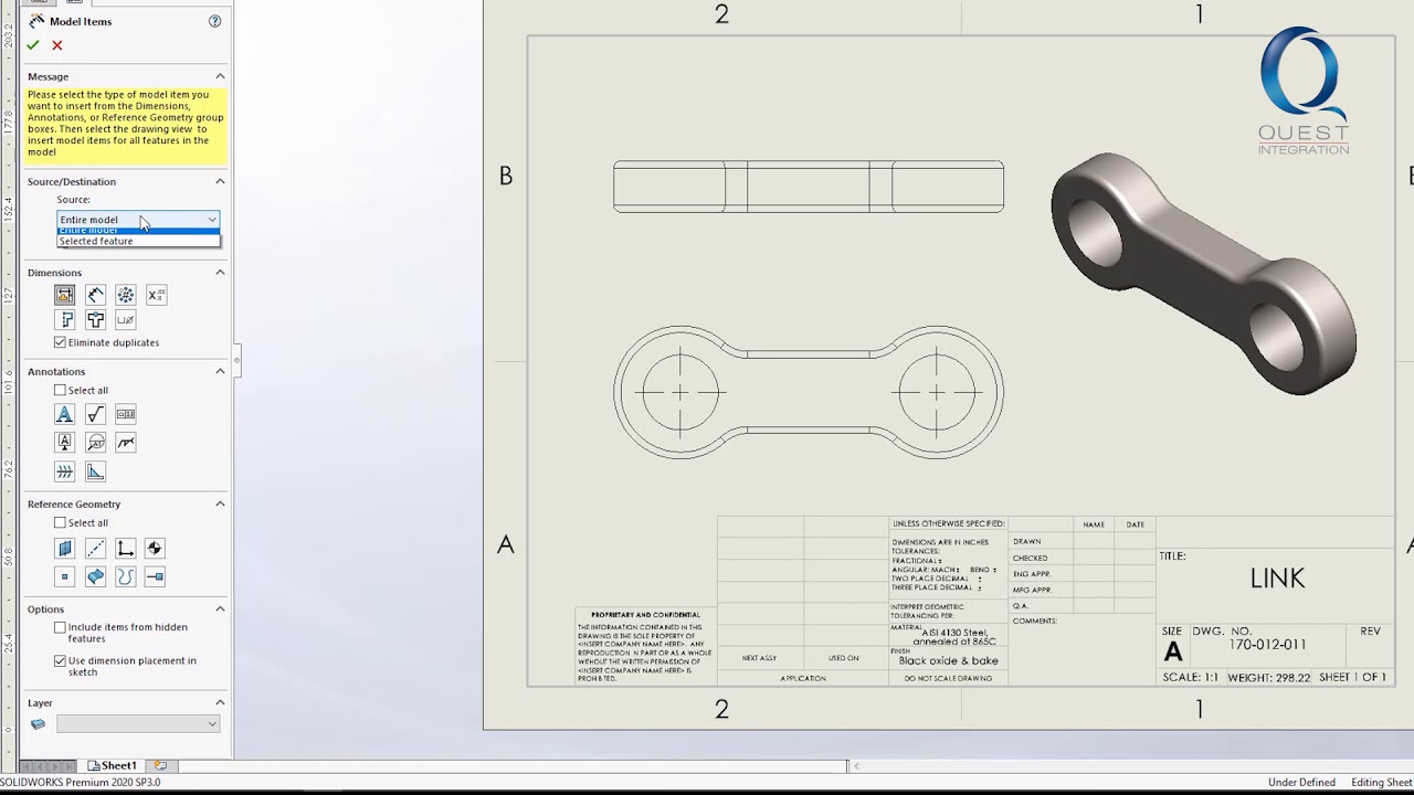 Using Model Items For Dimensions In SOLIDWORKS YouTube using-model-items-for-dimensions-in-solidworks-youtube
