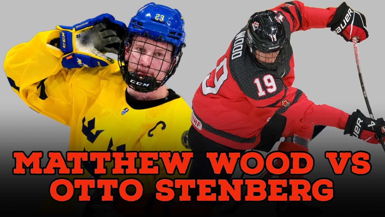 Comparing Matthew Wood and Otto Stenberg (NHL 2023 draft top eligible ...
