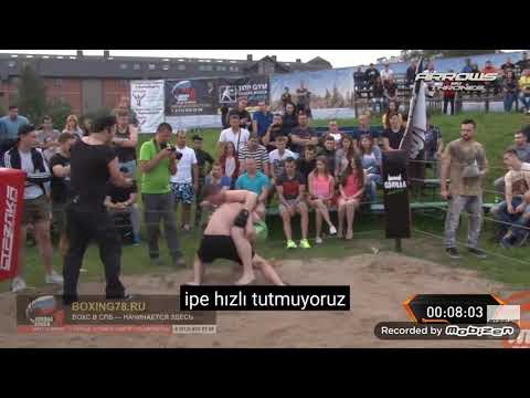 Liseli cocuk Rusya sokak dovusleri -уличная борьба
