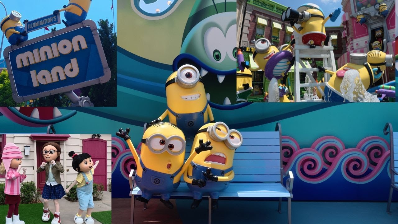 Minion Land Adventure Fun, Rides, and Surprises - YouTube