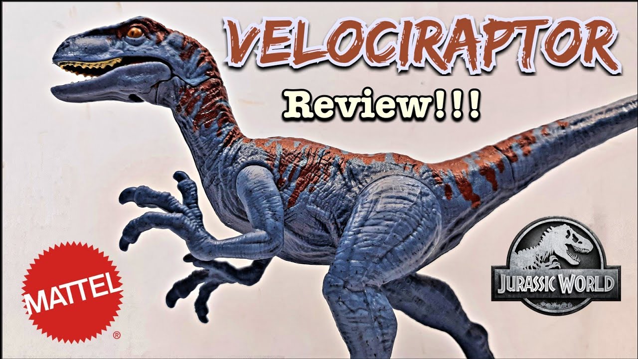 2020 Mattel Jurassic World Attack Pack Velociraptor Review!!! - YouTube