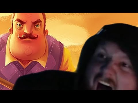 Every time CaseOh Got Caught In Hello Neighbor Part 1 - YouTube
