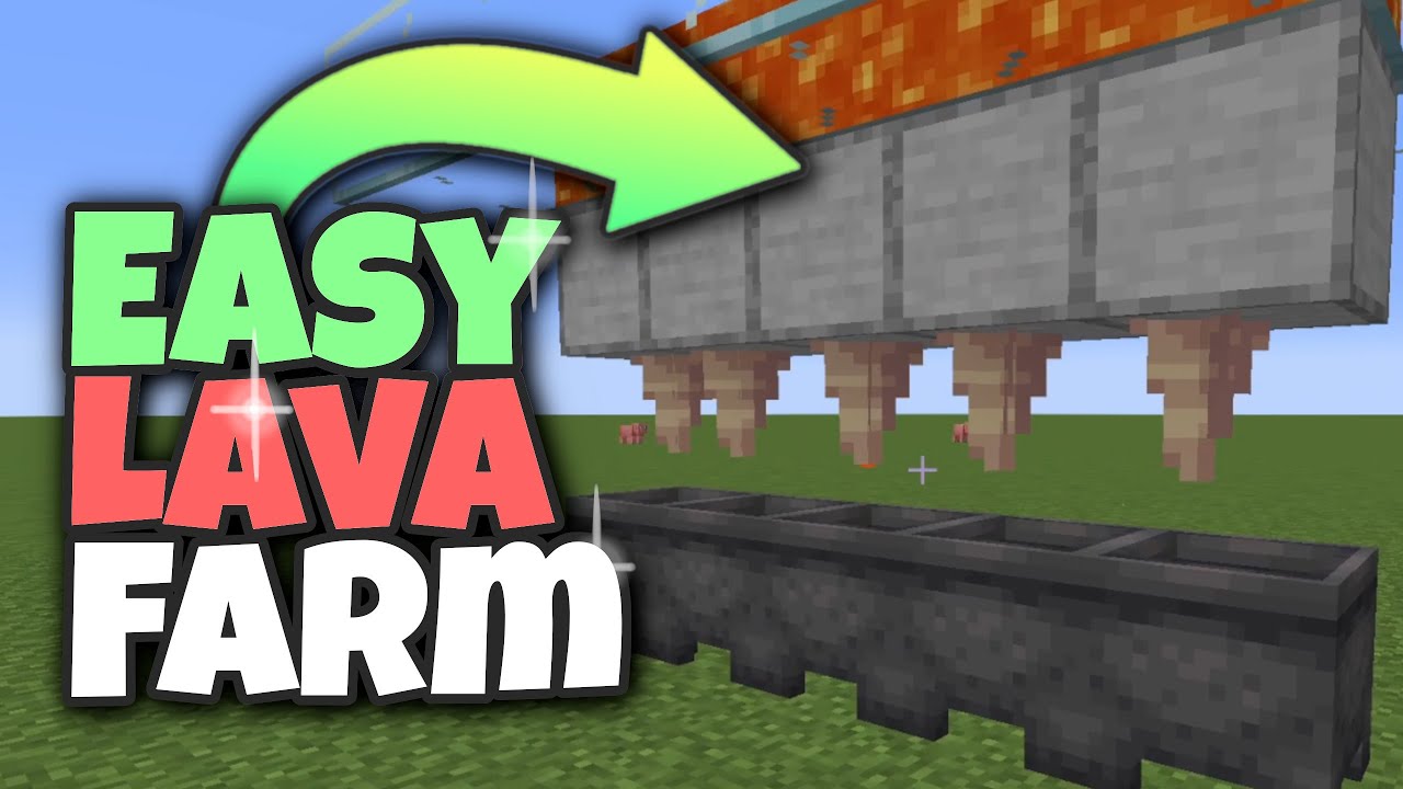 Simple Lava Farm in 1 Minute! 1.21 #minecraft - YouTube